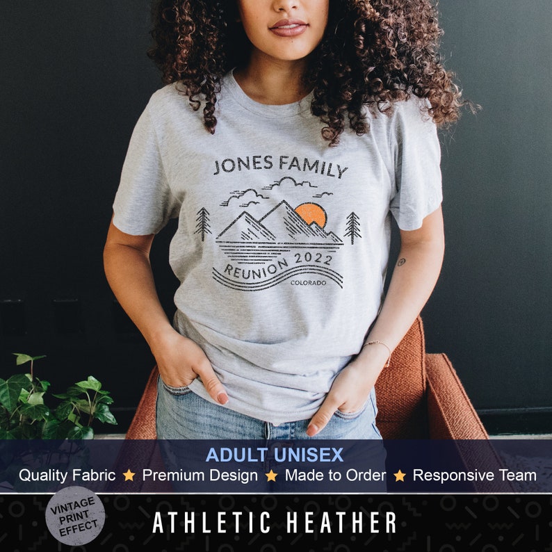 Family Reunion Shirt Vintage Personalized Reunion Party - Etsy