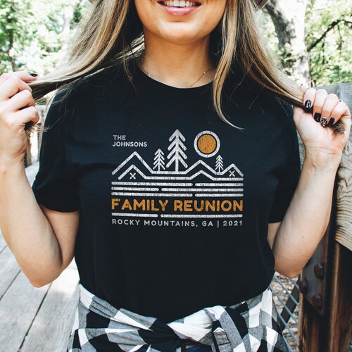 Custom Family Reunion Shirts / Personalized Last Name - Etsy
