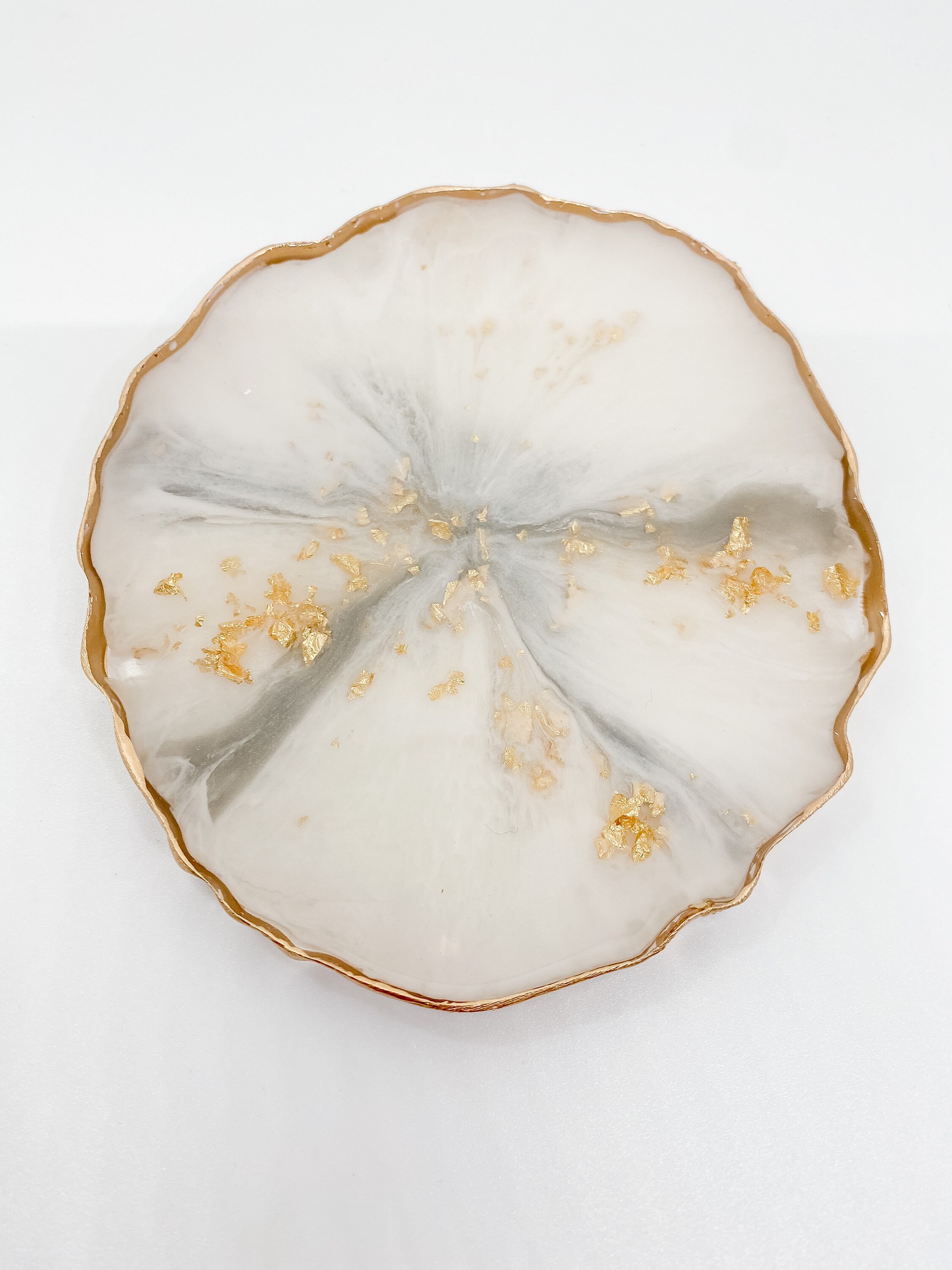 Faux Marble Resin Geode Coasters - Set of 4 - Etsy