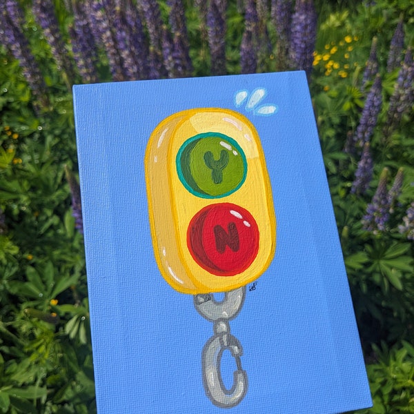 Bluey Yes No Button - Etsy