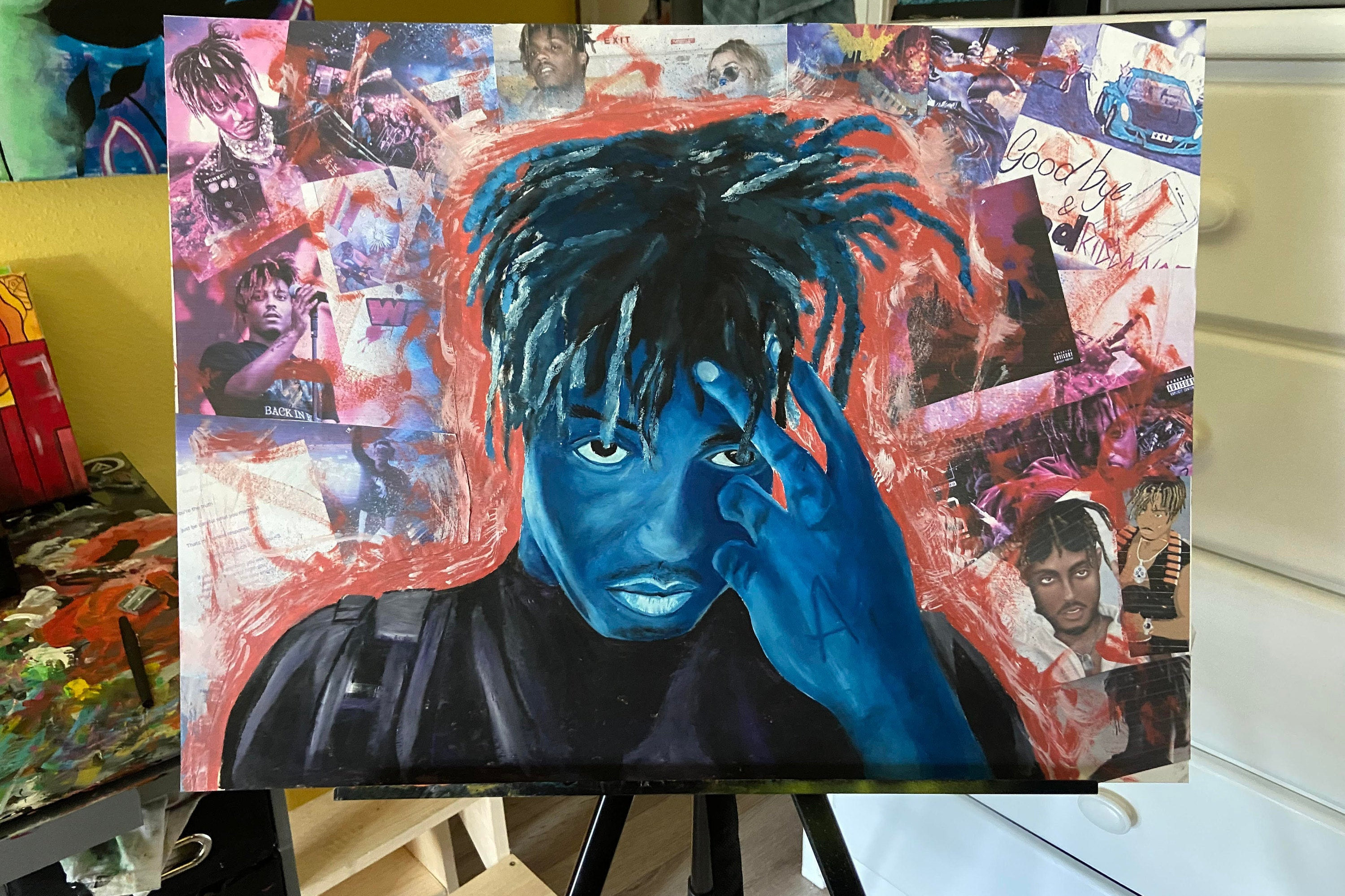 Juice WRLD original painting | Etsy