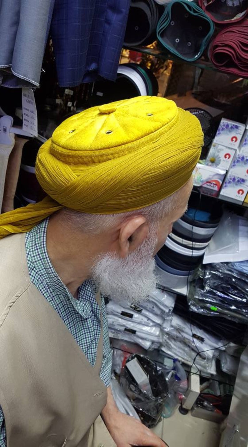 Made in All Colors, Imam Turban, Kufi, Men Kufi, Muslim Men's Hat Cap ...