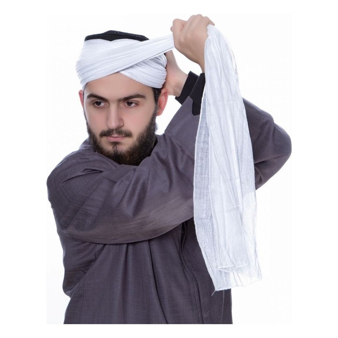 Muslim Accessories, Turban Width : 90 Cm, Turban Cotton Cloth, Totally ...
