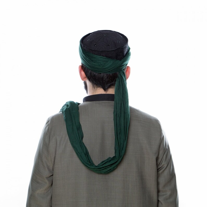 Islamic Turban Cotton White, Black, Green Cloth, Totally Cotton ...