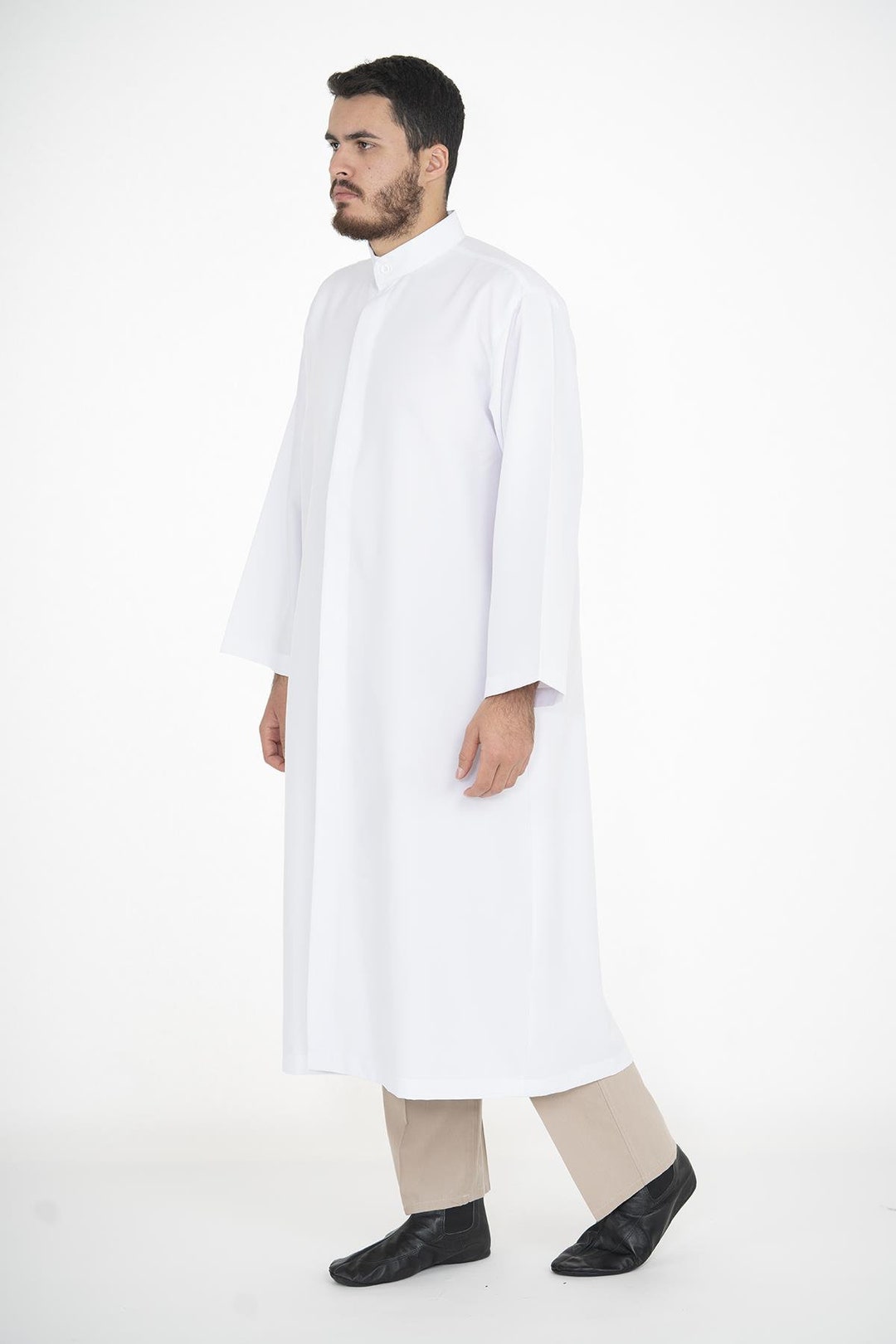 Judge Collar Plain Robe, 1. Quality Special Fabric, Imamah Clothes ...