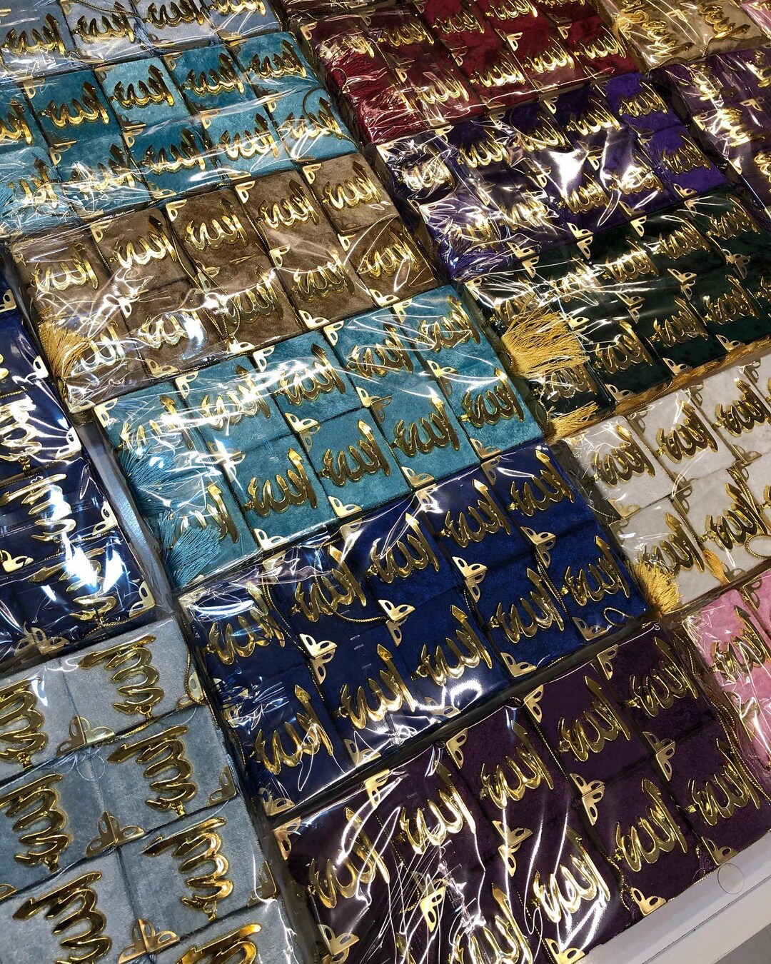 Mini Quran, 1. Quality Velvet Mini Quran, Vehicle Quran-kerim Tassel ...