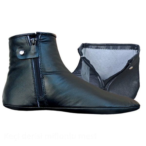 Leather Socks - Etsy