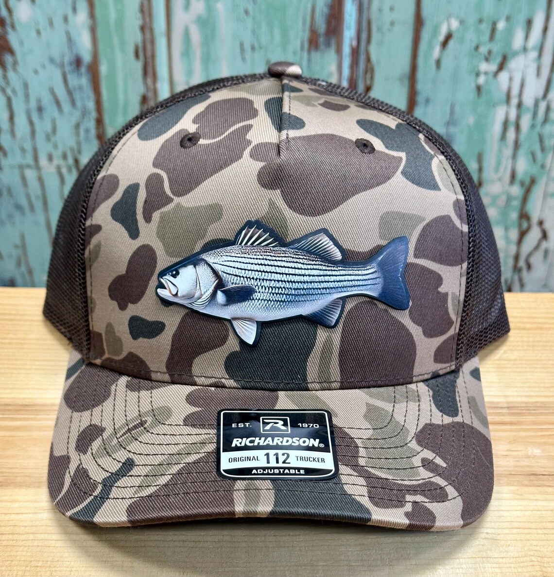 Striped Bass Patch Trucker Hat Richardson 112 Cap OSFM - Etsy