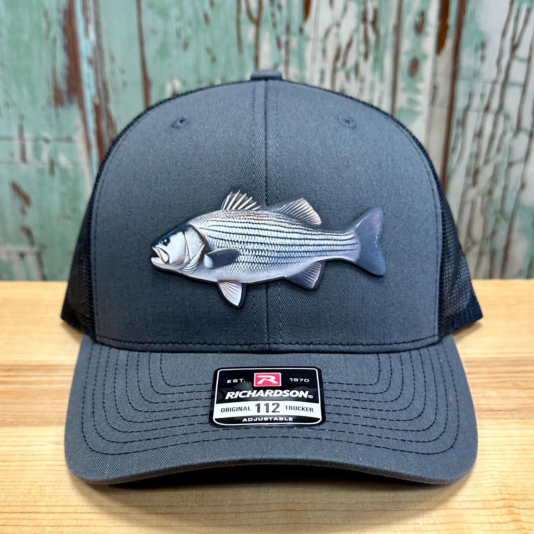 Striped Bass Patch Trucker Hat Richardson 112 Cap OSFM - Etsy