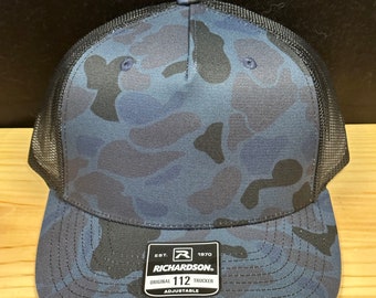 Richardson 112PFP Marsh Duck Camo Bottomland Snapback Trucker Old ...