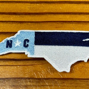 North Carolina State Flag Patch 4.20"l X 2.25"h - Etsy