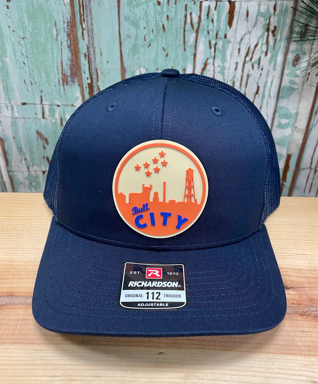 Bull City Circle PVC Patch Trucker Hat Richardson 112 Multiple Colors ...