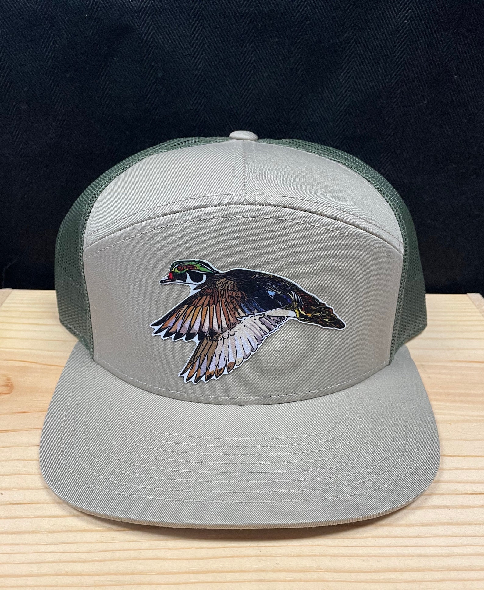 Flying Wood Duck Patch 7 Panel Trucker Hat Snap Back Richardson 168 - Etsy