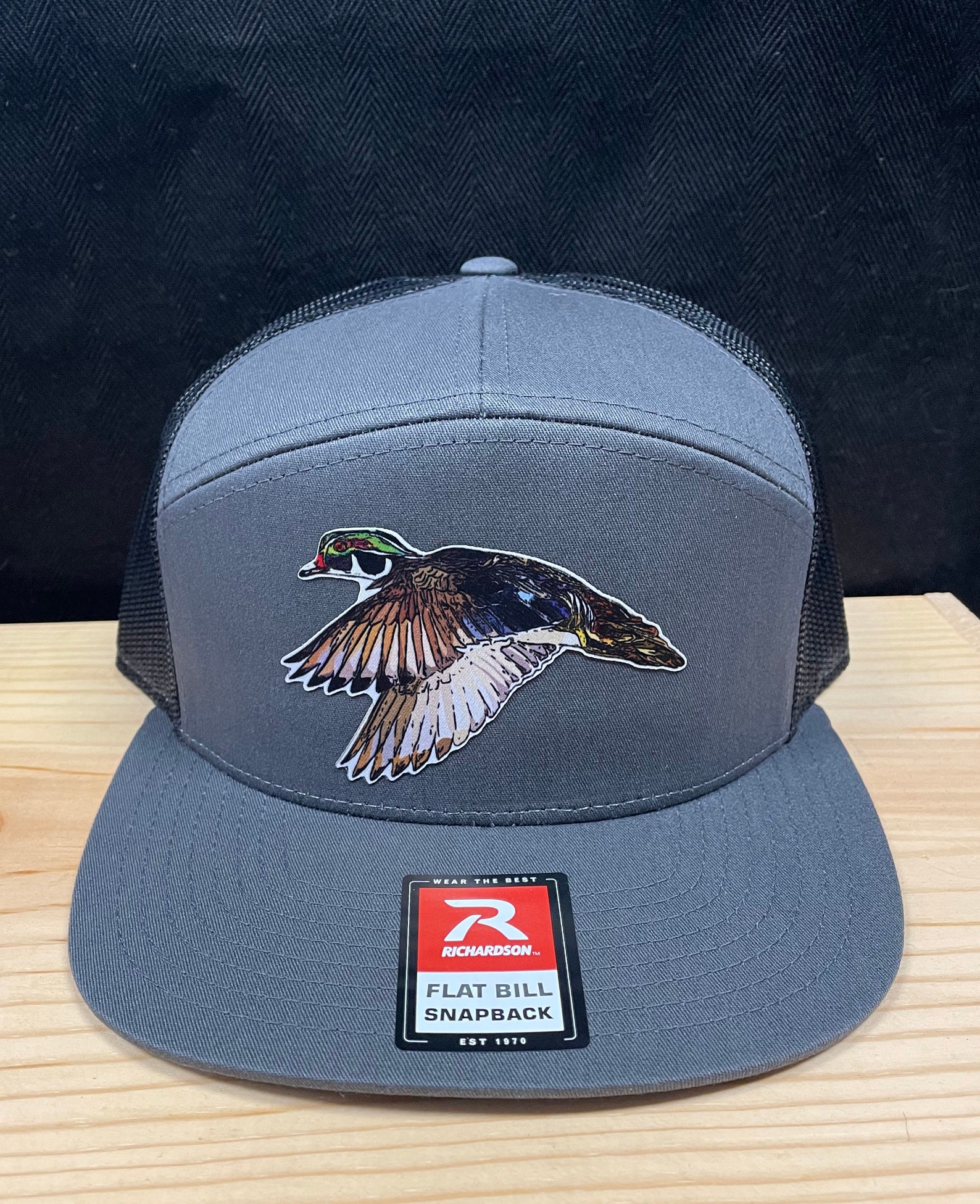 Flying Wood Duck Patch 7 Panel Trucker Hat Snap Back Richardson 168 - Etsy