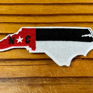 North Carolina State Flag Patch 4.20"l X 2.25"h - Etsy