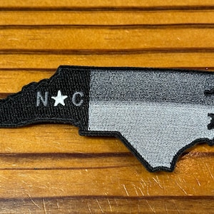 North Carolina State Flag Patch 4.20"l X 2.25"h - Etsy