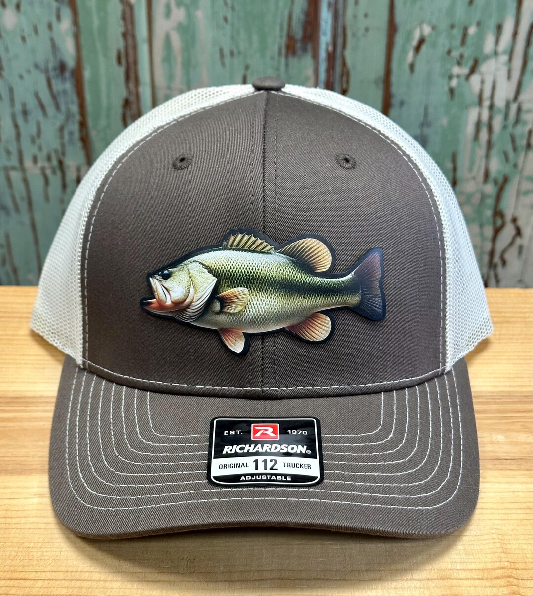 Largemouth Bass Patch Trucker Hat Richardson 112 Cap OSFM - Etsy