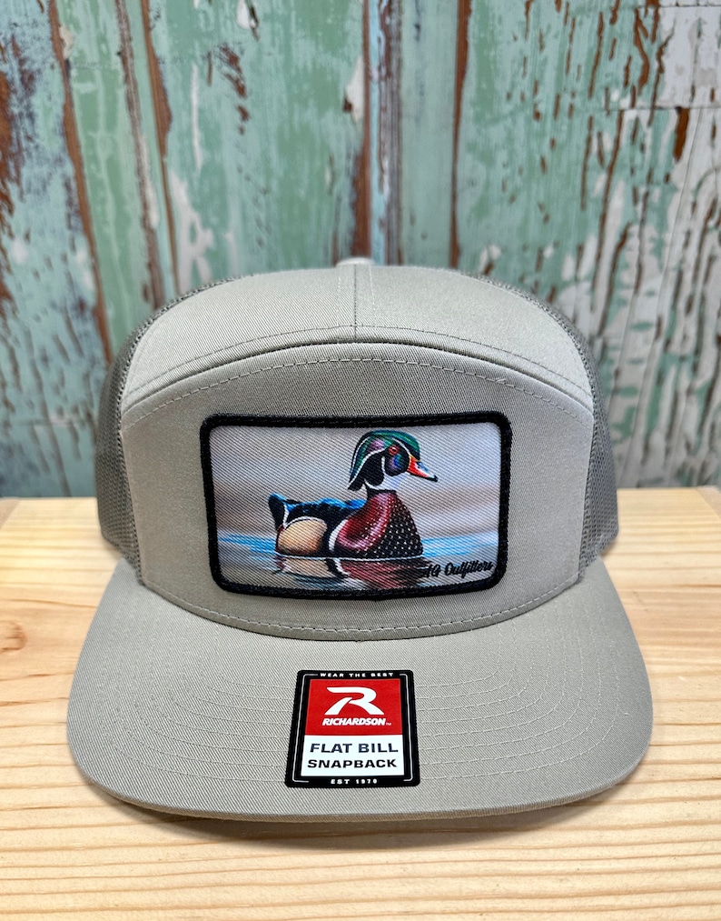 Wood Duck Patch 7 Panel Trucker Hat Snap Back Multiple Colors - Etsy