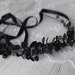 Black Gothic Wedding Tiara: Spooky Halloween Crown, Horror-themed ...