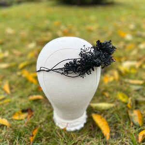 Black Gothic Wedding Tiara: Spooky Halloween Crown, Horror-themed ...