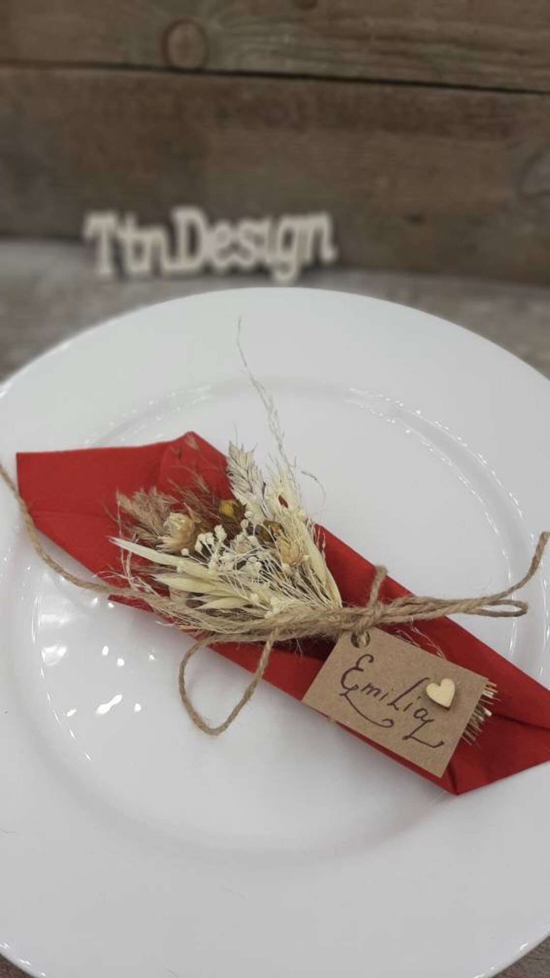 Small Dried Flower Bunches for Table, Place Settings Gift, Bud Vase ...