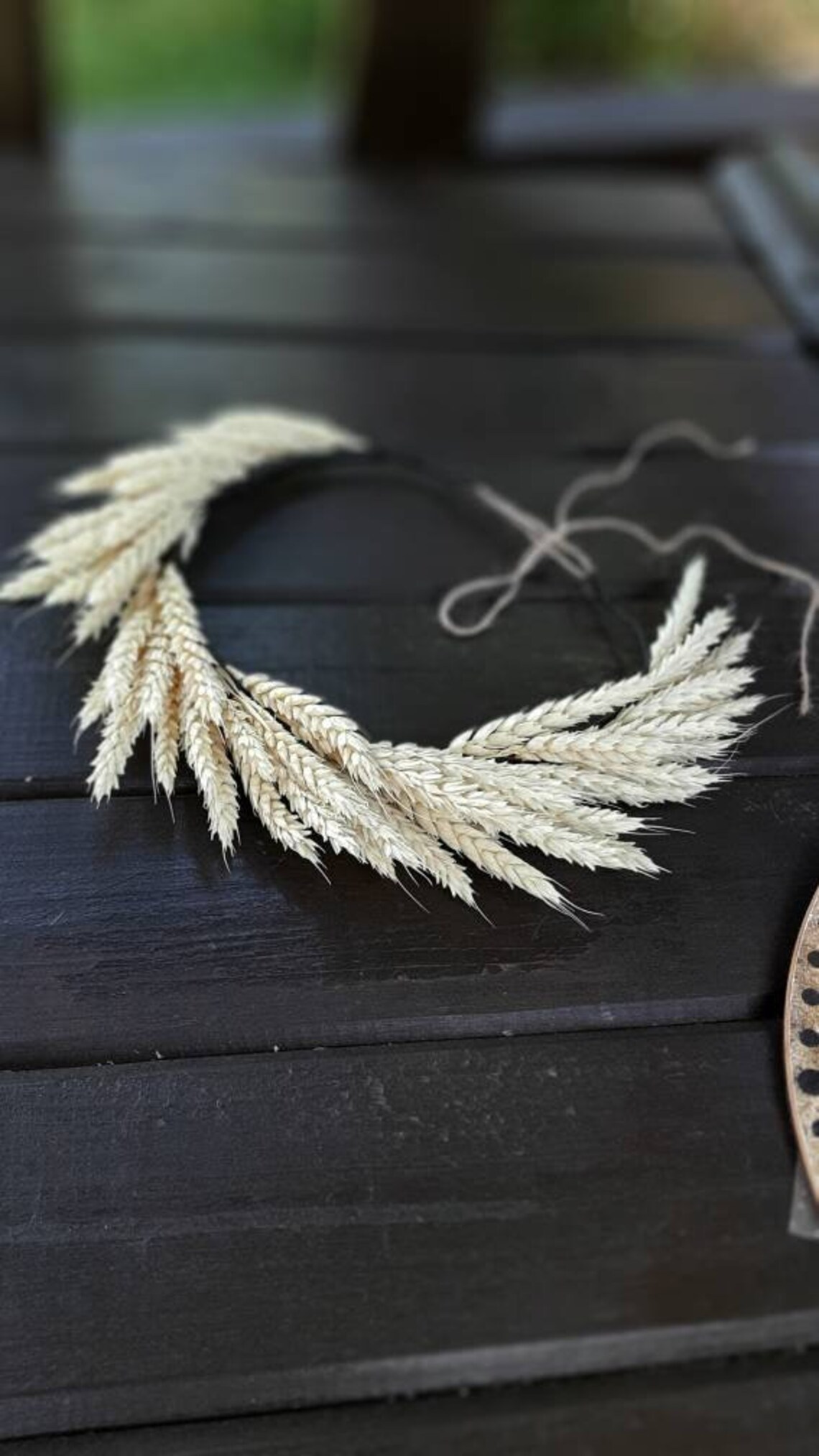 Wedding crown wheat head crown harvest country boho farmhouse | Etsy