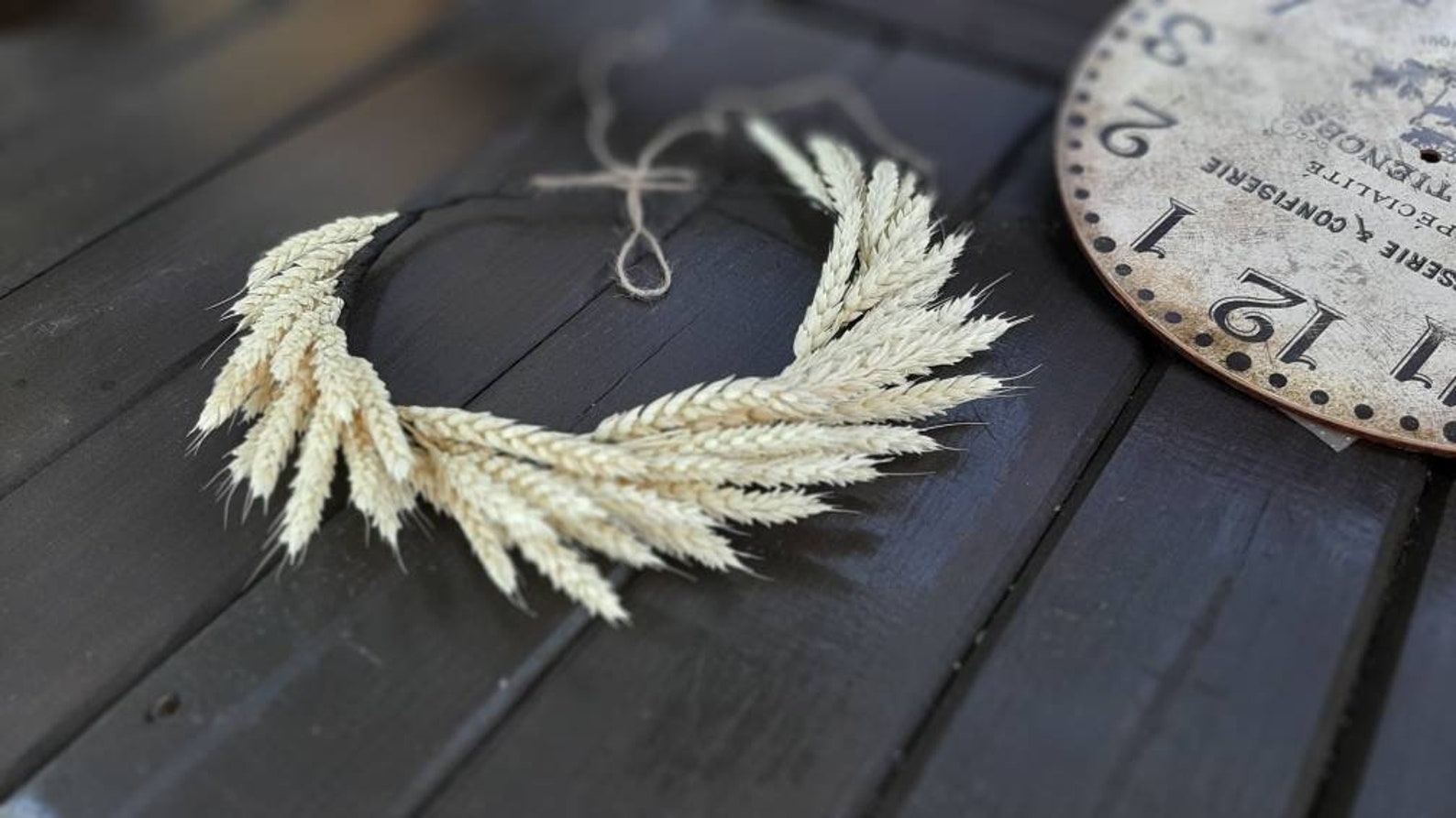 Wedding crown wheat head crown harvest country boho farmhouse | Etsy