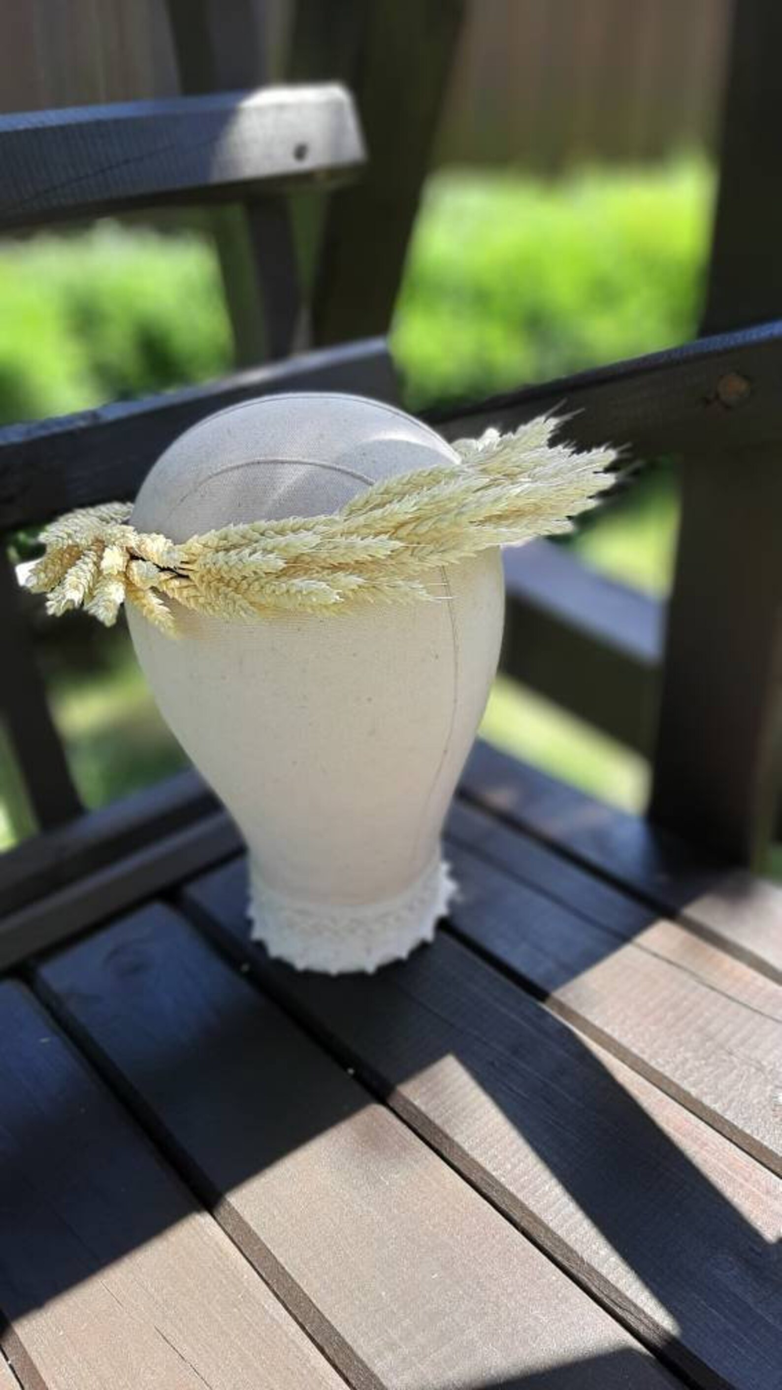 Wedding Crown Wheat Head Crown Harvest Country Boho Farmhouse Style ...