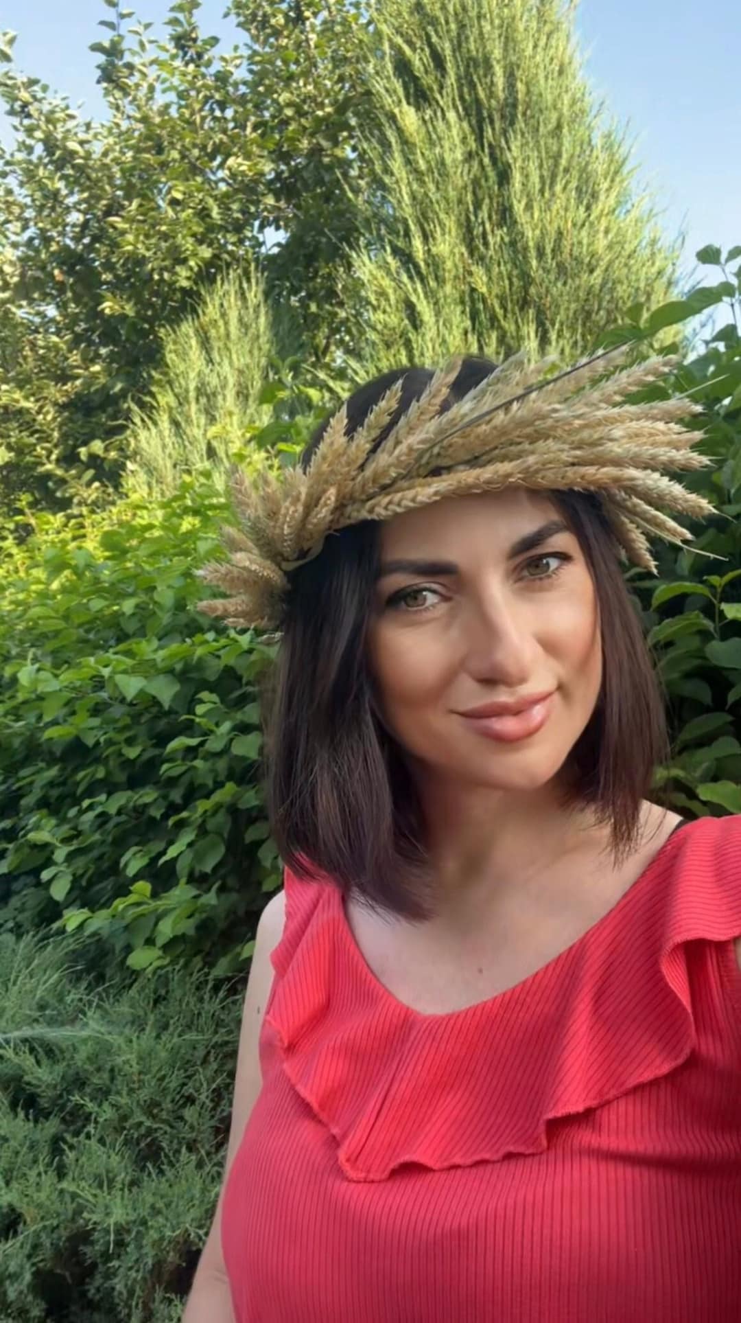 Rustic Wedding Wheat Crown: Dried Flower Boho Headpiece for Bride ...