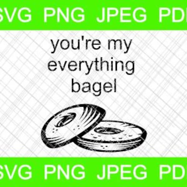 Bagel Svg - Etsy