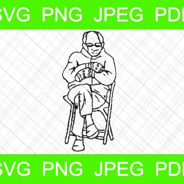 Bernie Sanders Svg - Etsy