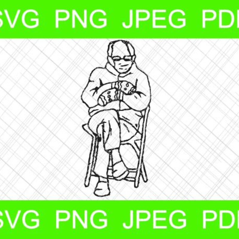Bernie Sanders Svg - Etsy