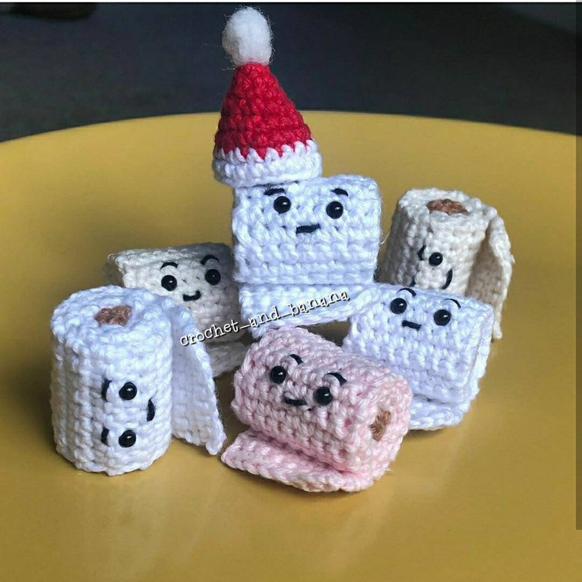 Larry Lockdown Loo Roll Christmas Tree Decoration PDF Crochet | Etsy