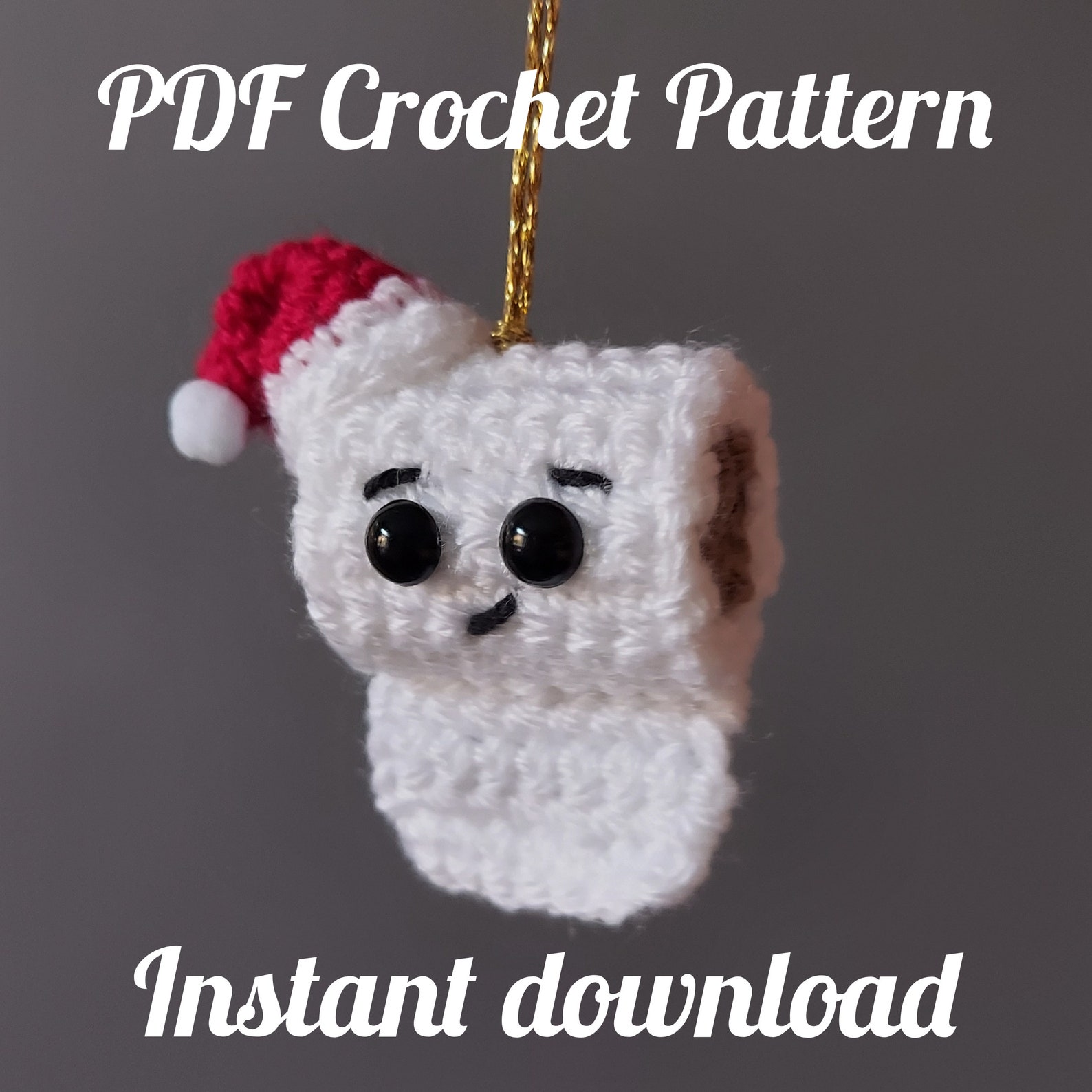 Larry Lockdown Loo Roll Christmas Tree Decoration PDF Crochet - Etsy UK