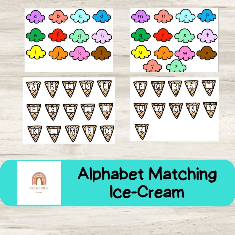 Alphabet Matching Game, Upper Lower Case Match, Alphabet Game ...