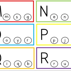 Alphabet Matching Game, Upper and Lowercase Alphabet Clip Card Matching ...