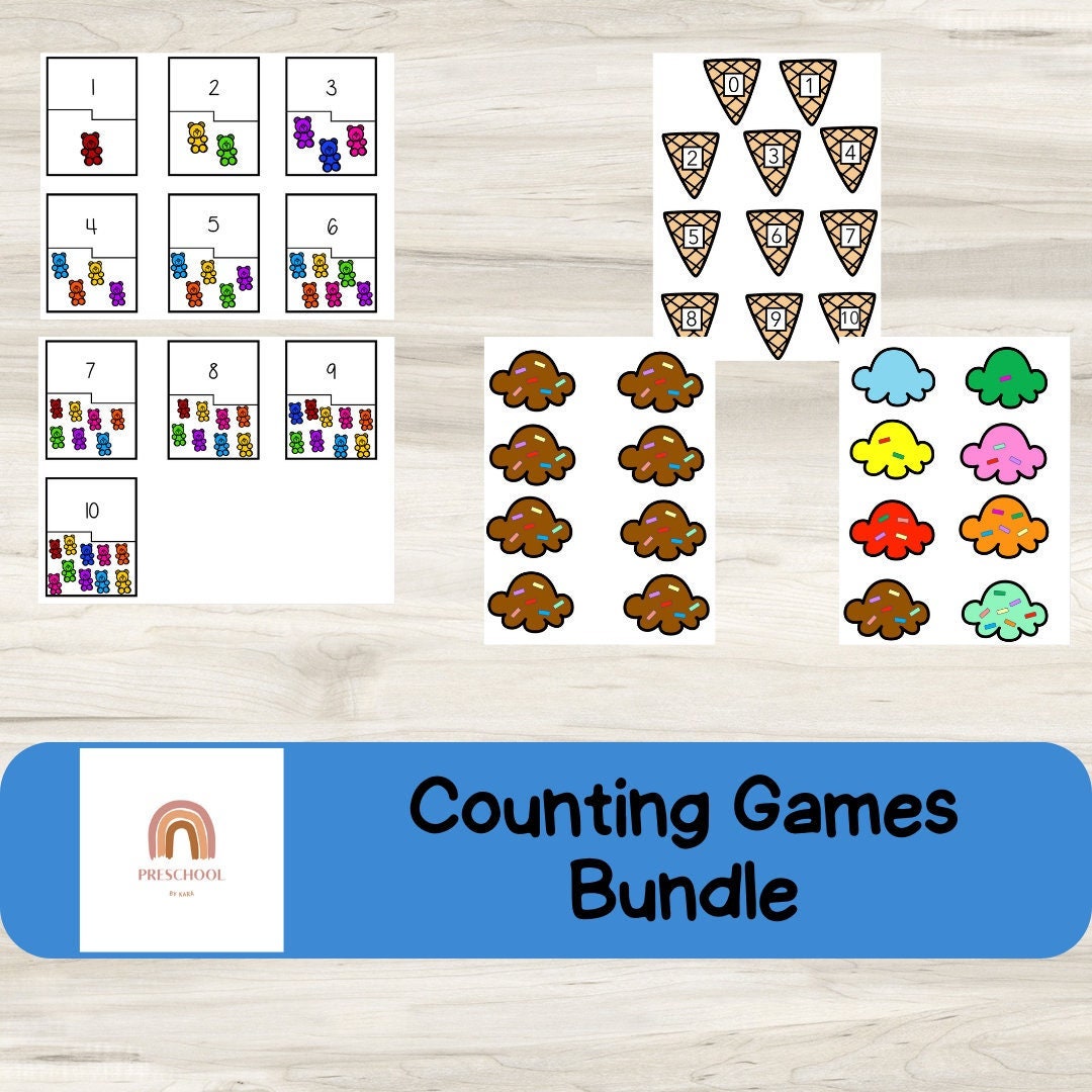 Counting Bundle, Counting Games Bundle, Learning to Count, Counting ...