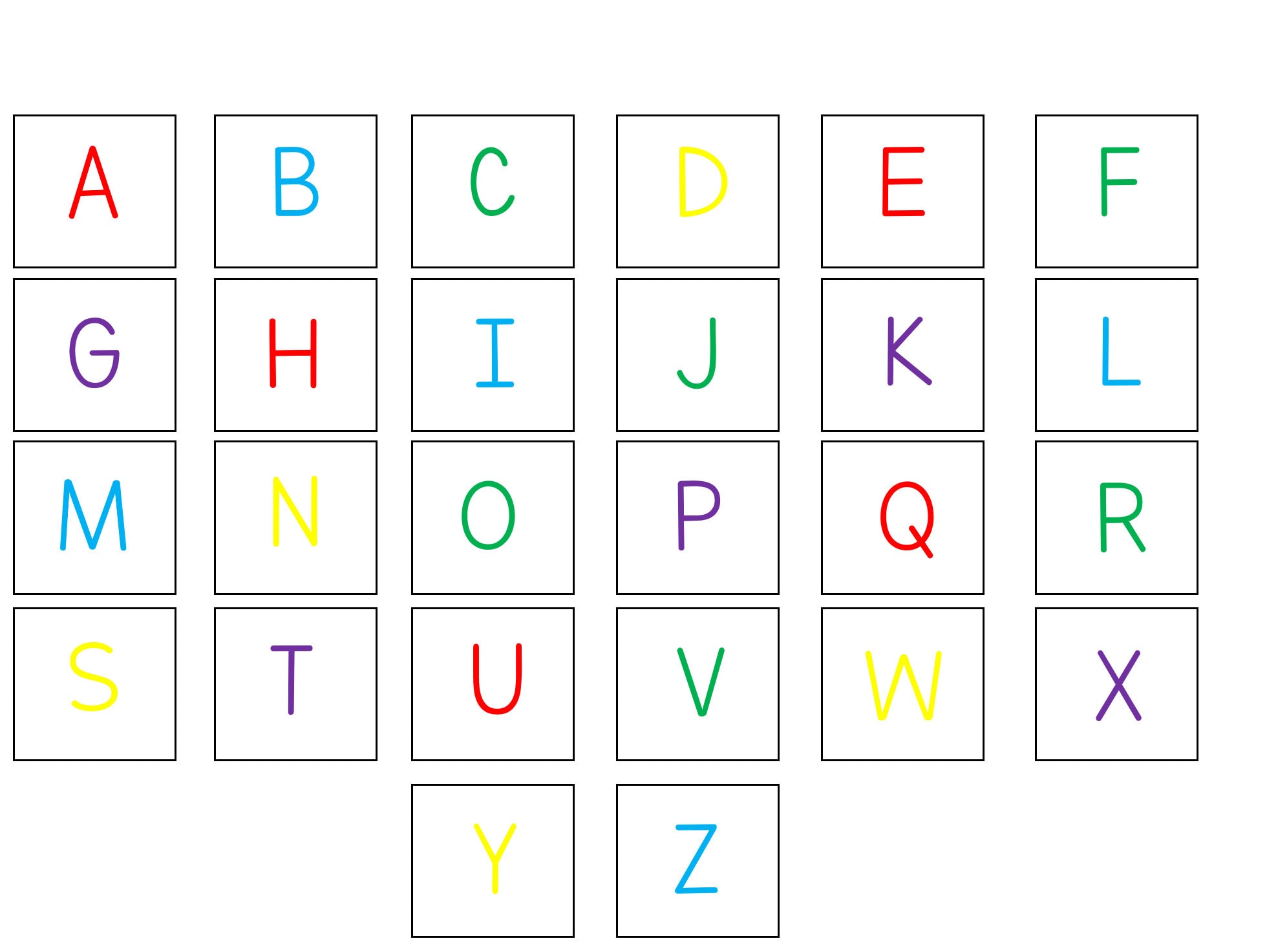 Alphabet Match Cards, Alphabet Game, Preschool Alphabet Activity ...