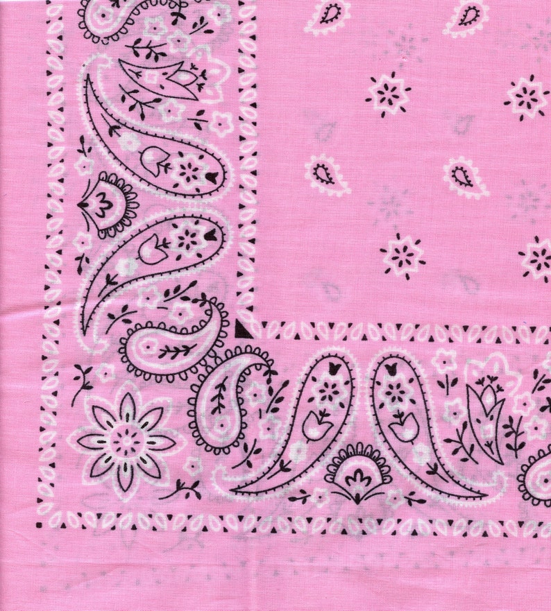 Bandana 3D Design Face Masks With Adjustable Elastic and Nose Bridge - Etsy