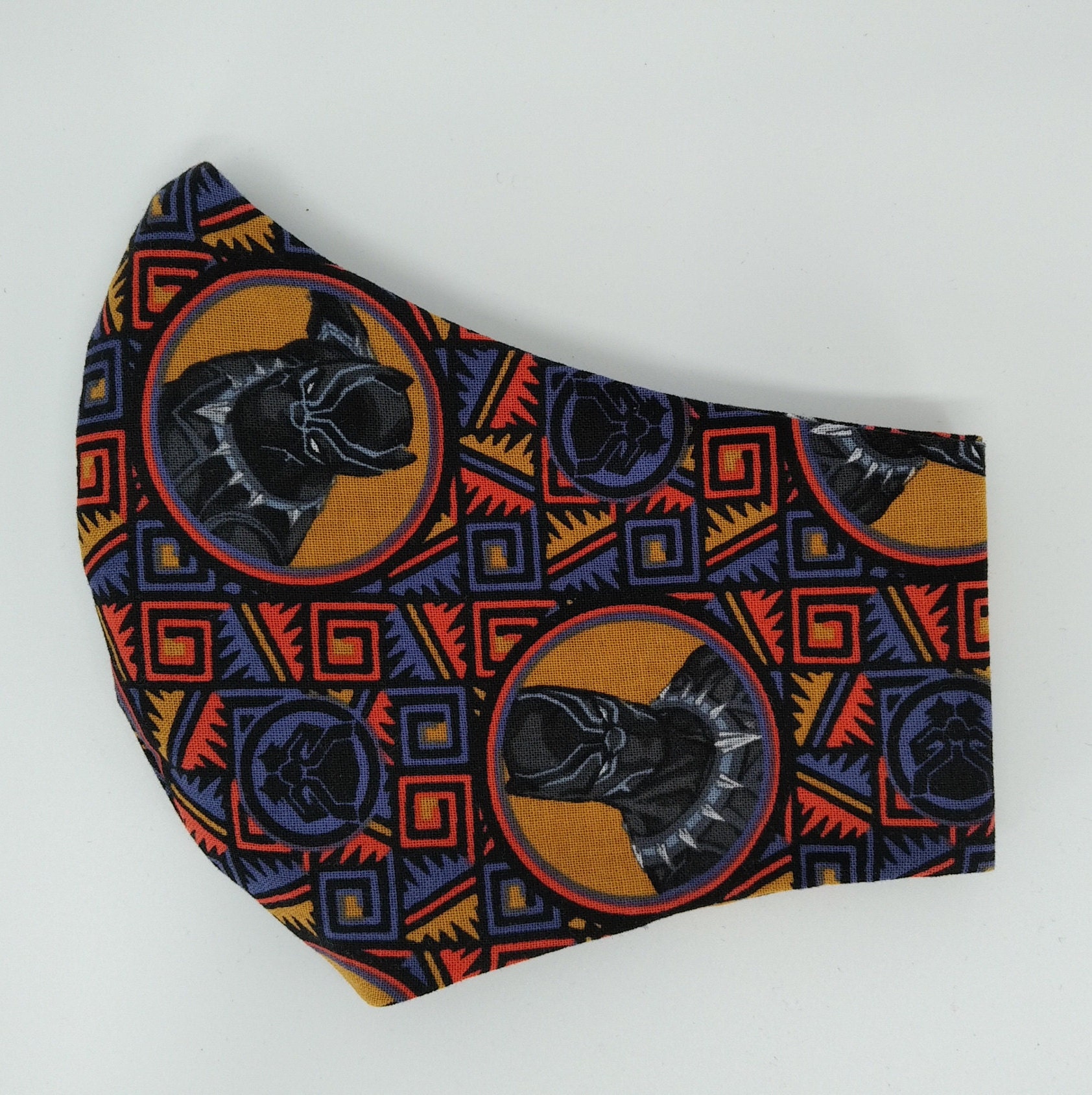 Black Panther Wakanda Forever Face Masks With Filter Pocket and Nose ...