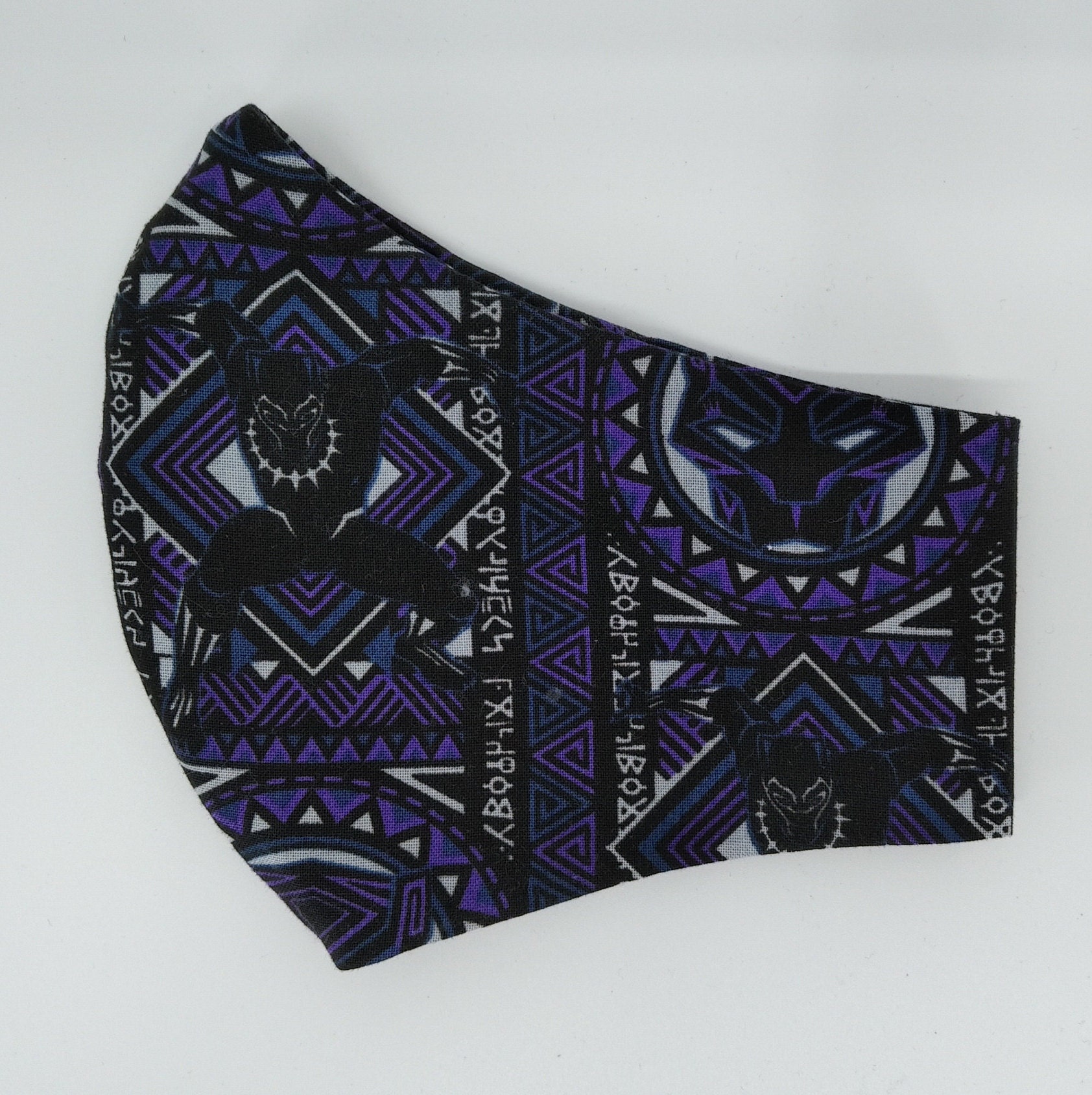 Black Panther Wakanda Forever Face Masks With Filter Pocket and Nose ...