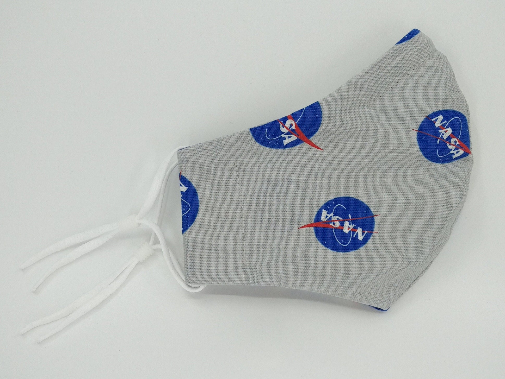 NASA Cotton Face Masks with Filter Pocket & Nose Strip - Etsy.de