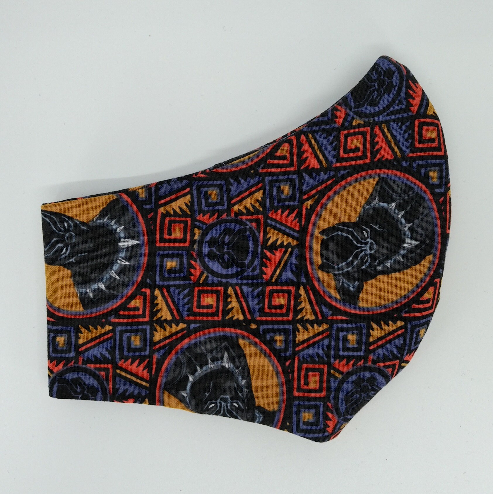 Black Panther Wakanda Forever Face Masks With Filter Pocket and Nose ...