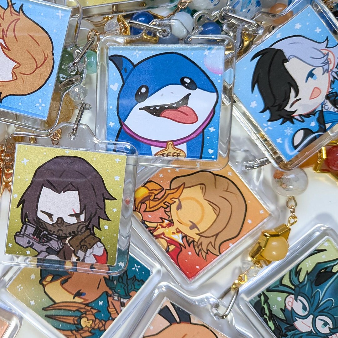 Marvel Rivals Acrylic Beaded Keychain - Etsy