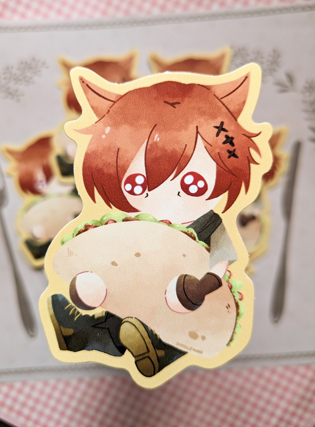FFXIV G'raha Tia Taco Weatherproof Waterproof Vinyl Sticker - Etsy