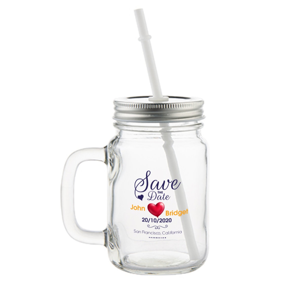 Custom Printed 12oz Mason Jars Personalized Clear Mason Jar - Etsy