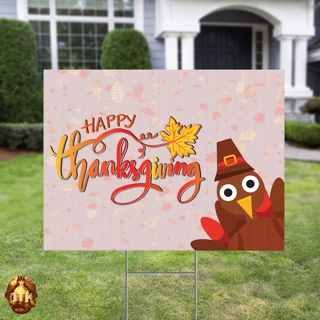 Happy Thanksgiving Sign Thanksgiving Decoration - Etsy