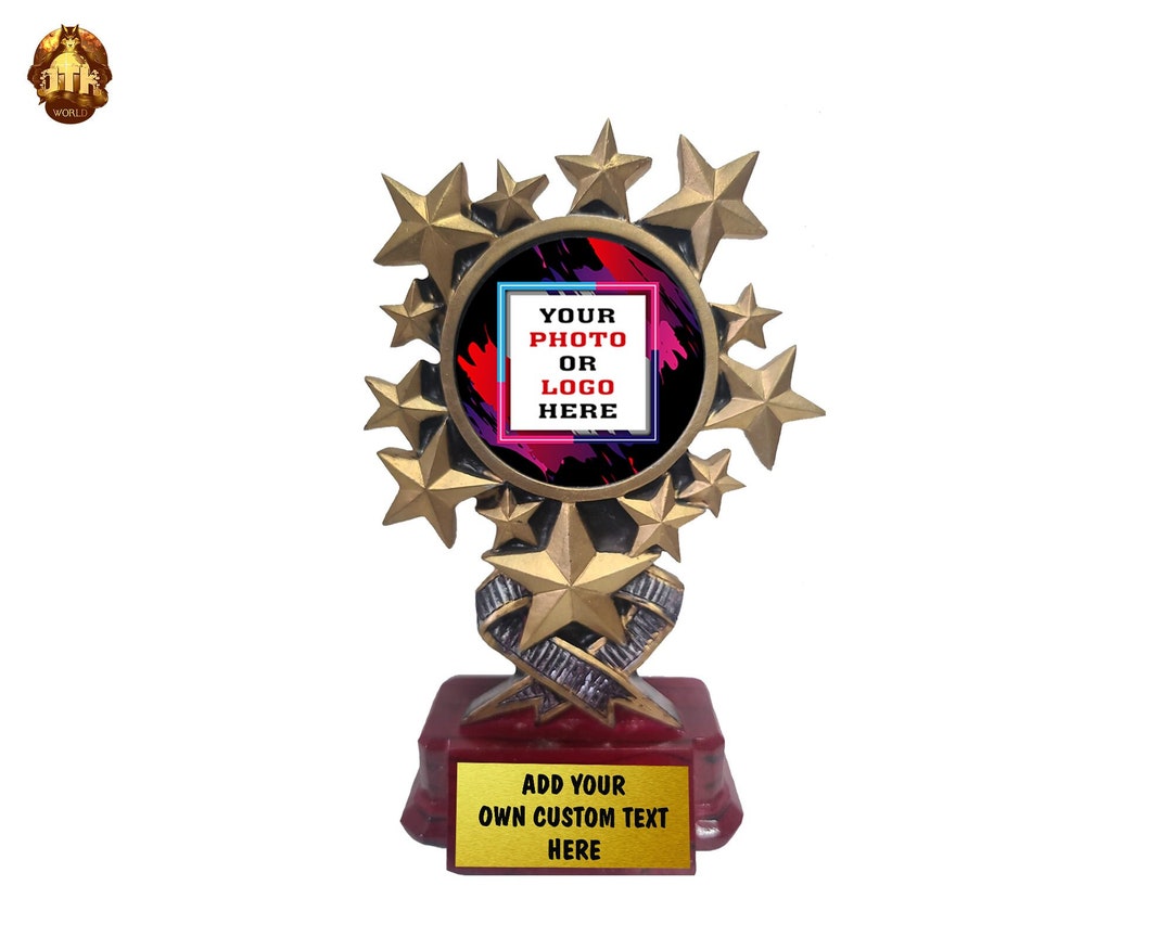 Custom 7" Superstar Photo Trophy - Personalized Photo Trophy - Custom ...