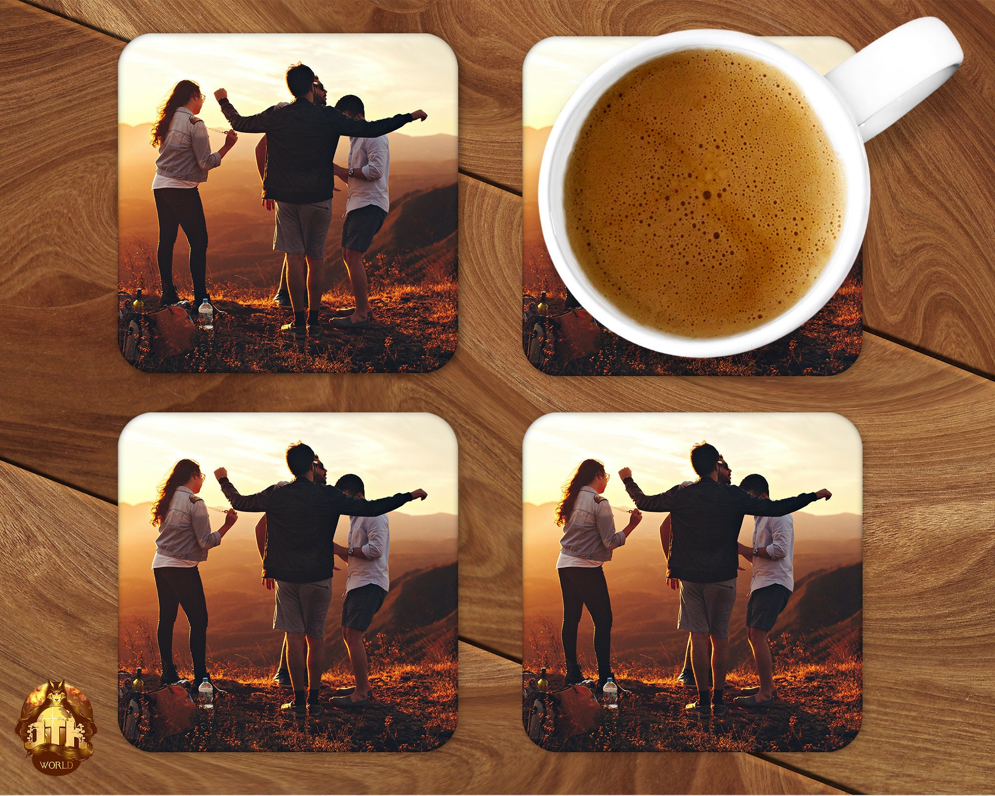 Personalized Photo Coasters Custom Coasters Personalized | Etsy