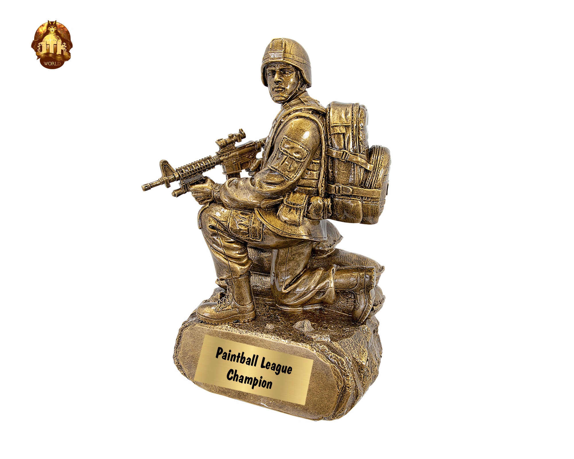 Custom Military Soldier Trophy - Personalized Veteran Award - Etsy UK